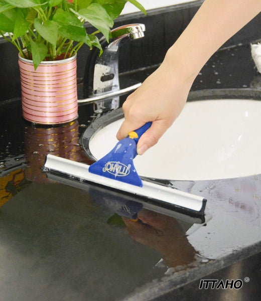 Squeegee and Microfiber Scrubber Combo, Extension Pole Sold Separately ...