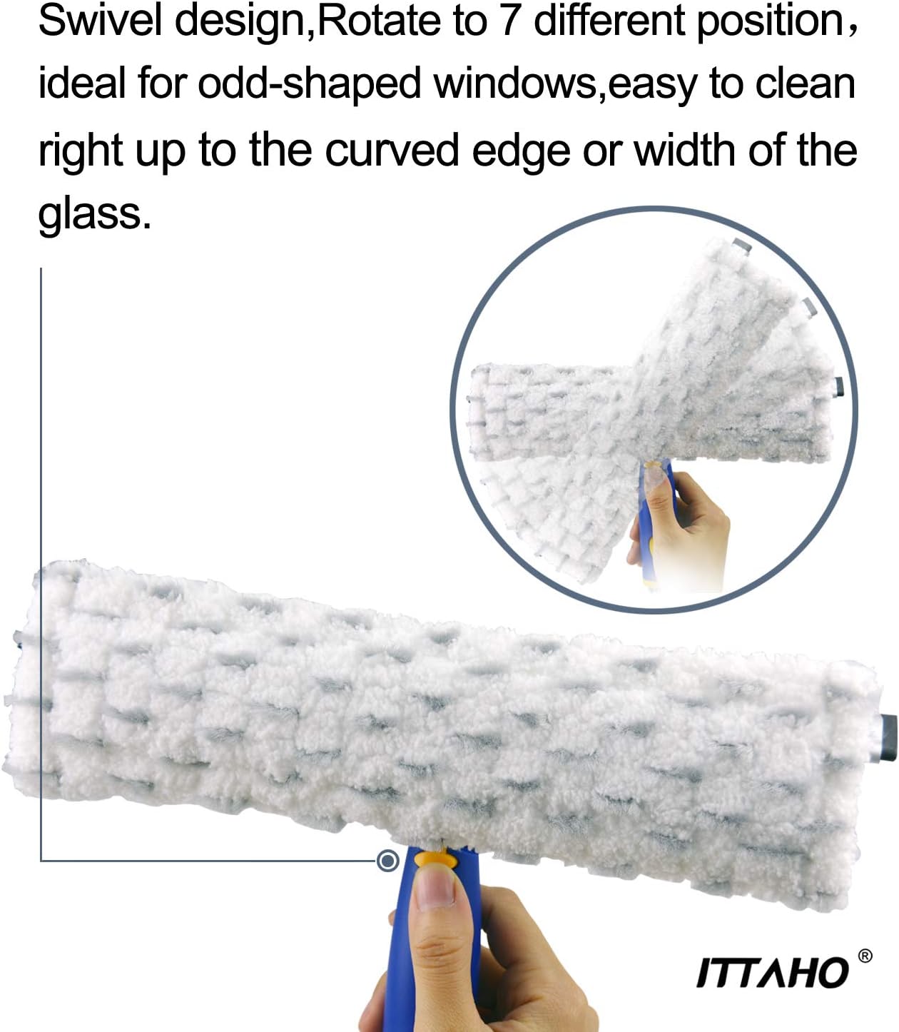 2-in-1 Window Squeegee and Microfiber Washer, Sold Separately – ITTAHO
