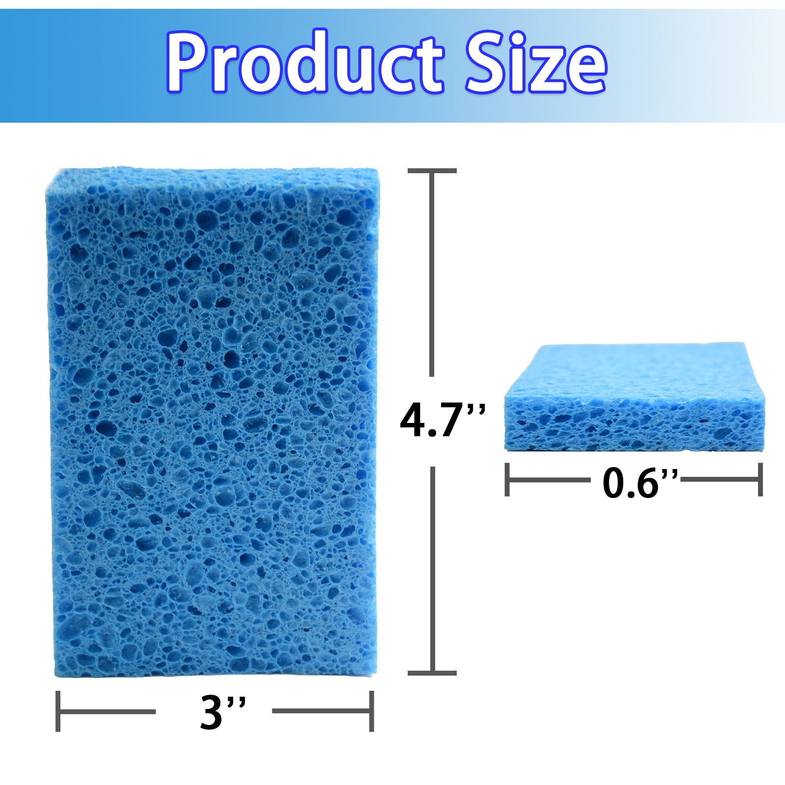 Heavy Duty Cellulose Sponges, All-Purpose Non-Scratch Cleaning Sponge ...